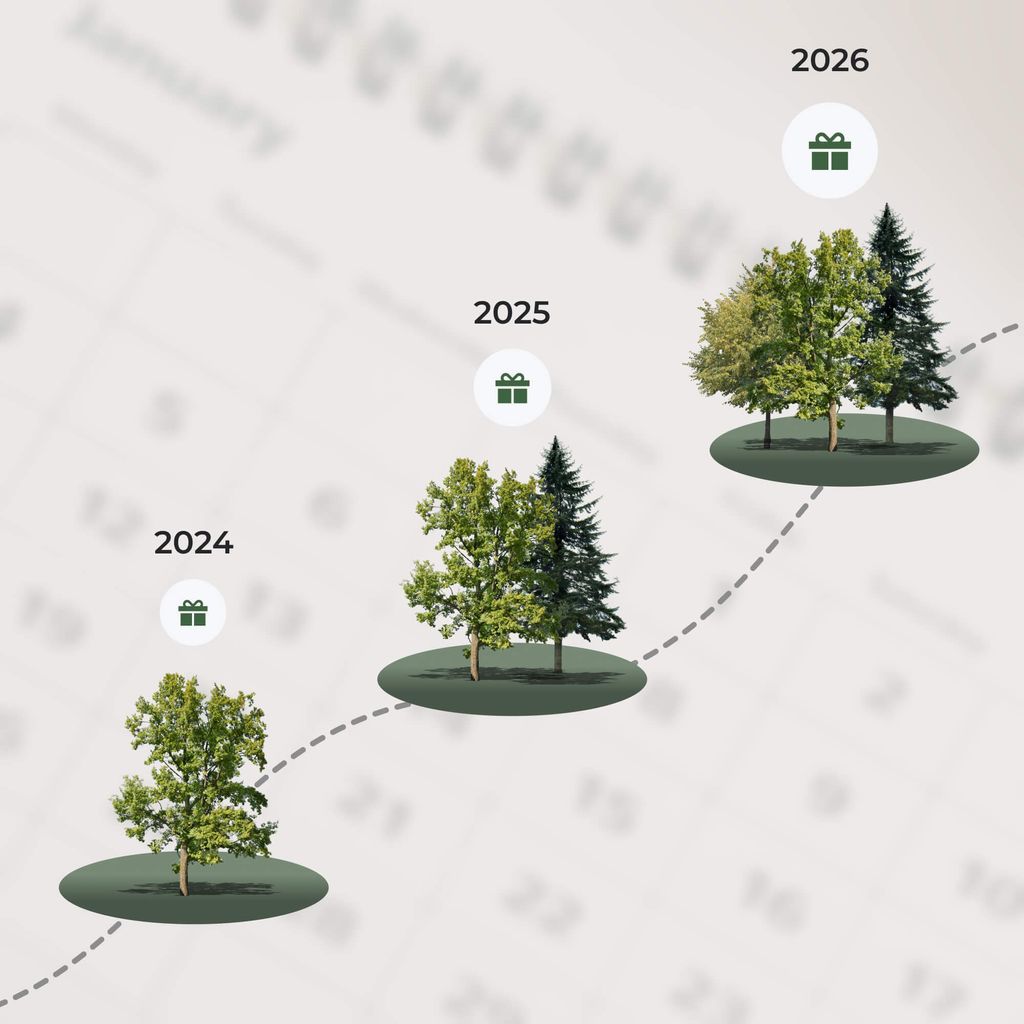 Subscribe and plant trees every month. | EcoTree